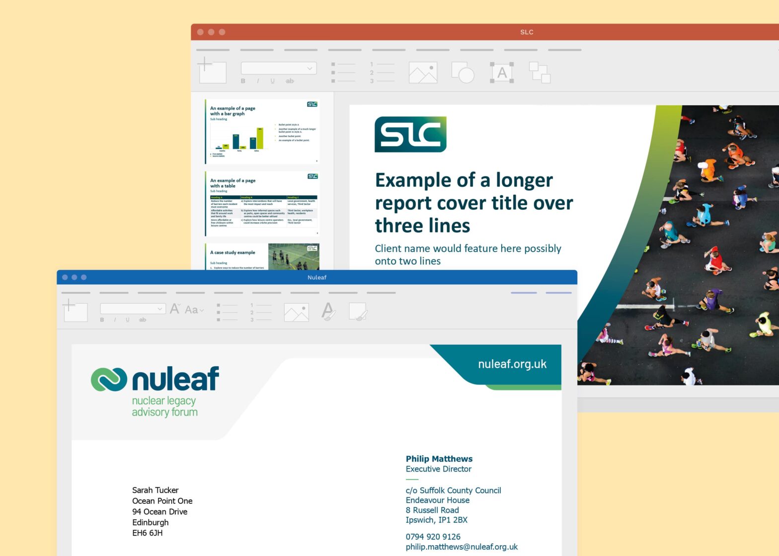 Word and PowerPoint template design Edinburgh | Firefly Digital Agency